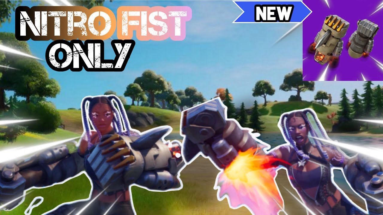 NITRO FIST ONLY IN FORTNITE *30 BOMB* 😱 - YouTube