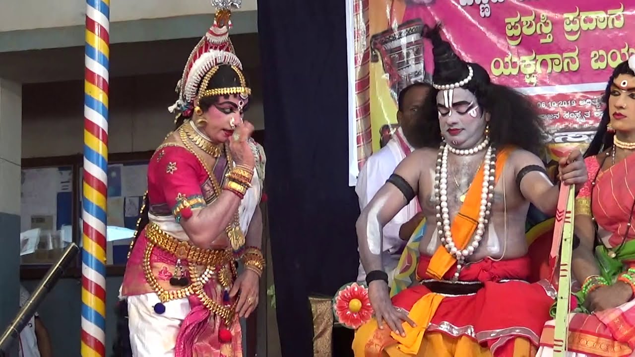 Yakshagana -- Shoorpanakha Manabhanga - 4 - Hiliyana-Permude - YouTube