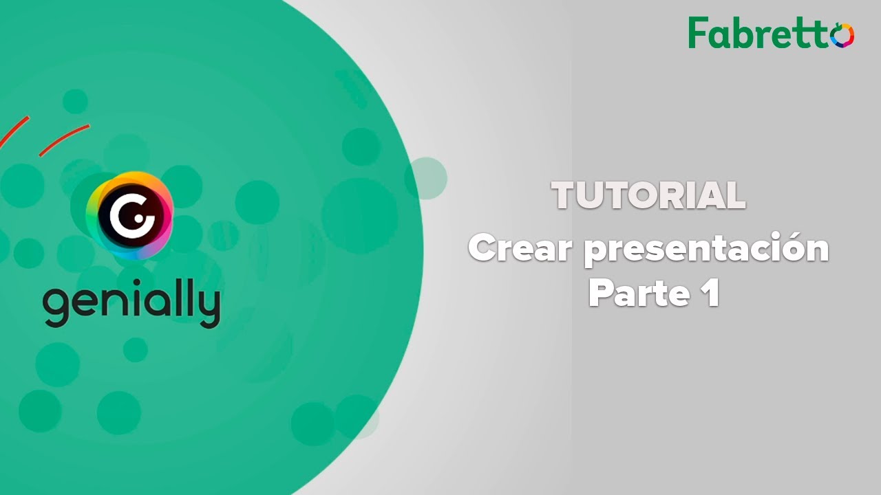 Tutorial Genially: Crear presentación Parte 1 - YouTube