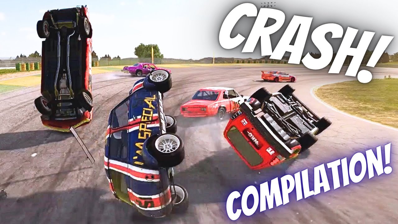 Wreckfest crash compilation ! #1 Wrecks Flips and big hits - YouTube