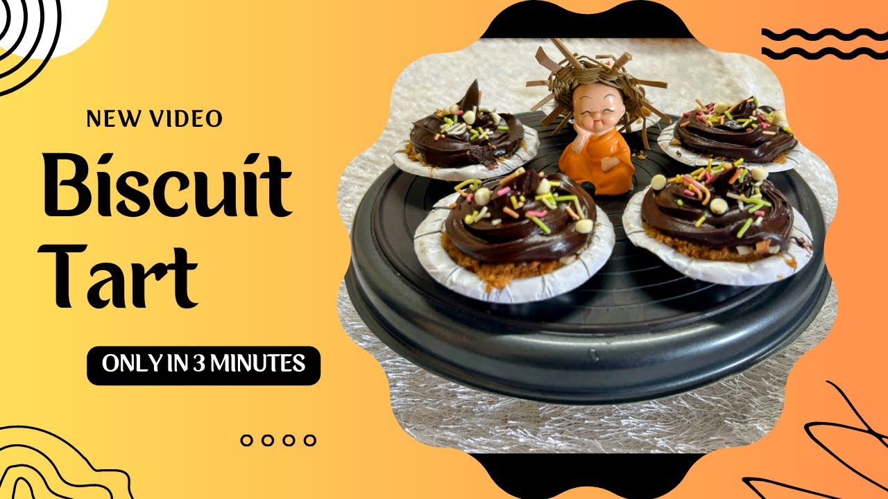 Crunchy and Creamy Biscuit Tart Recipe | The Perfect Dessert for Any ...