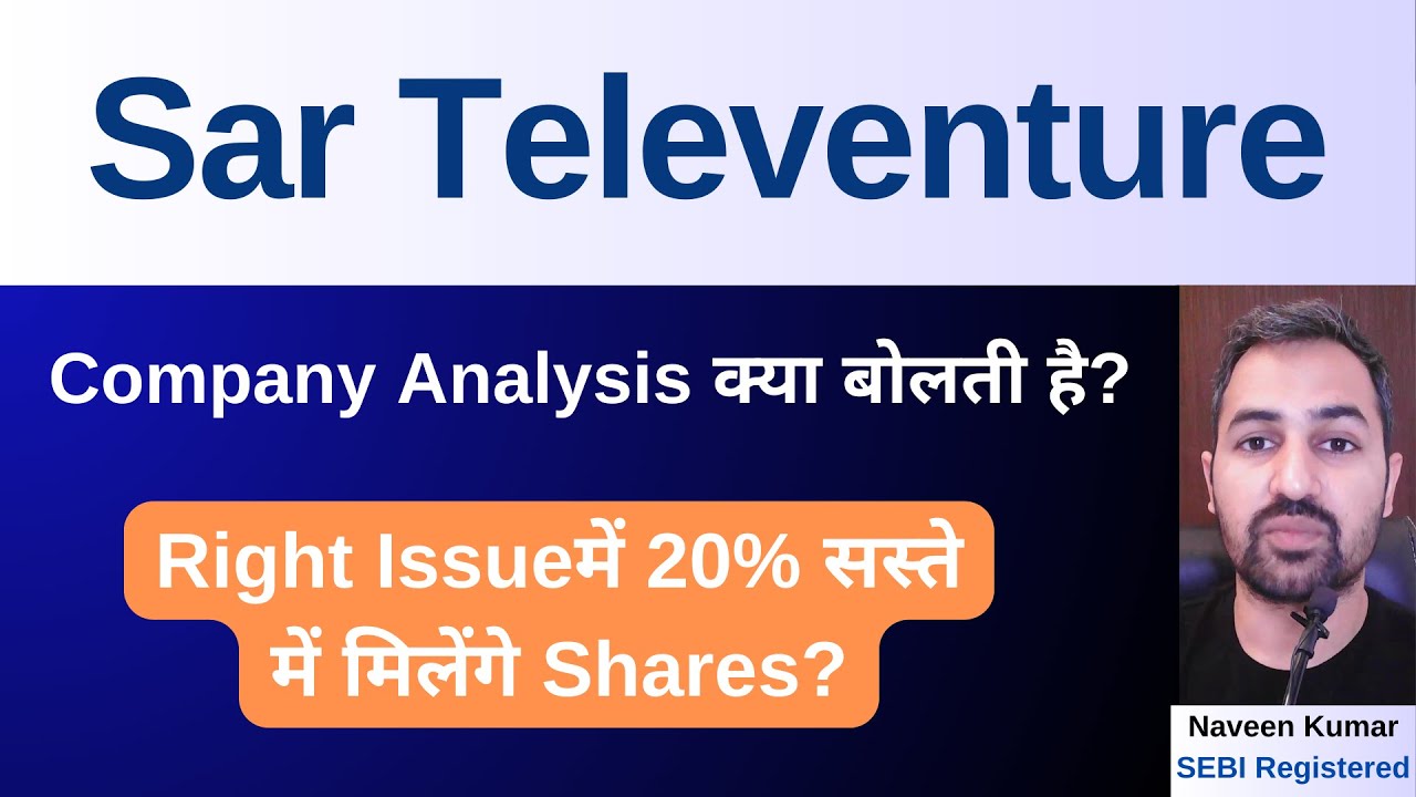 Sar Televenture share | price | latest news | Right Issue | Review ...