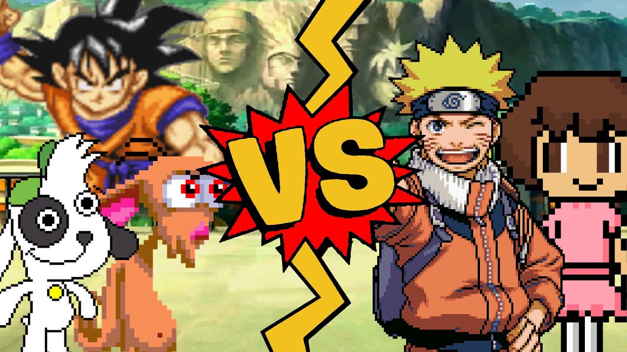 M U G E N Battles Goku Ren Höek Doki Vs Dora Naruto Uzumaki Youtube