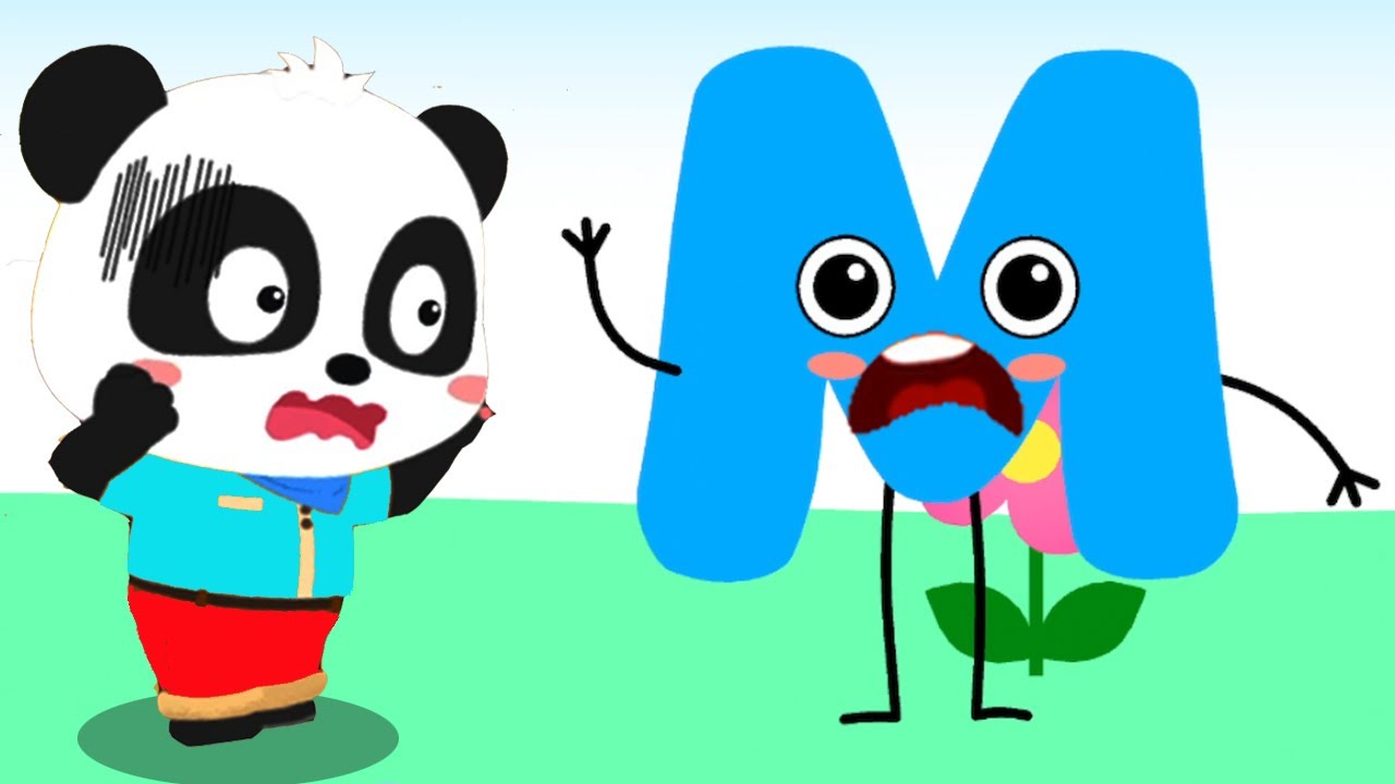 Baby Panda Learning Academy - Lesson 52 - Funny Alphabet Letters ...