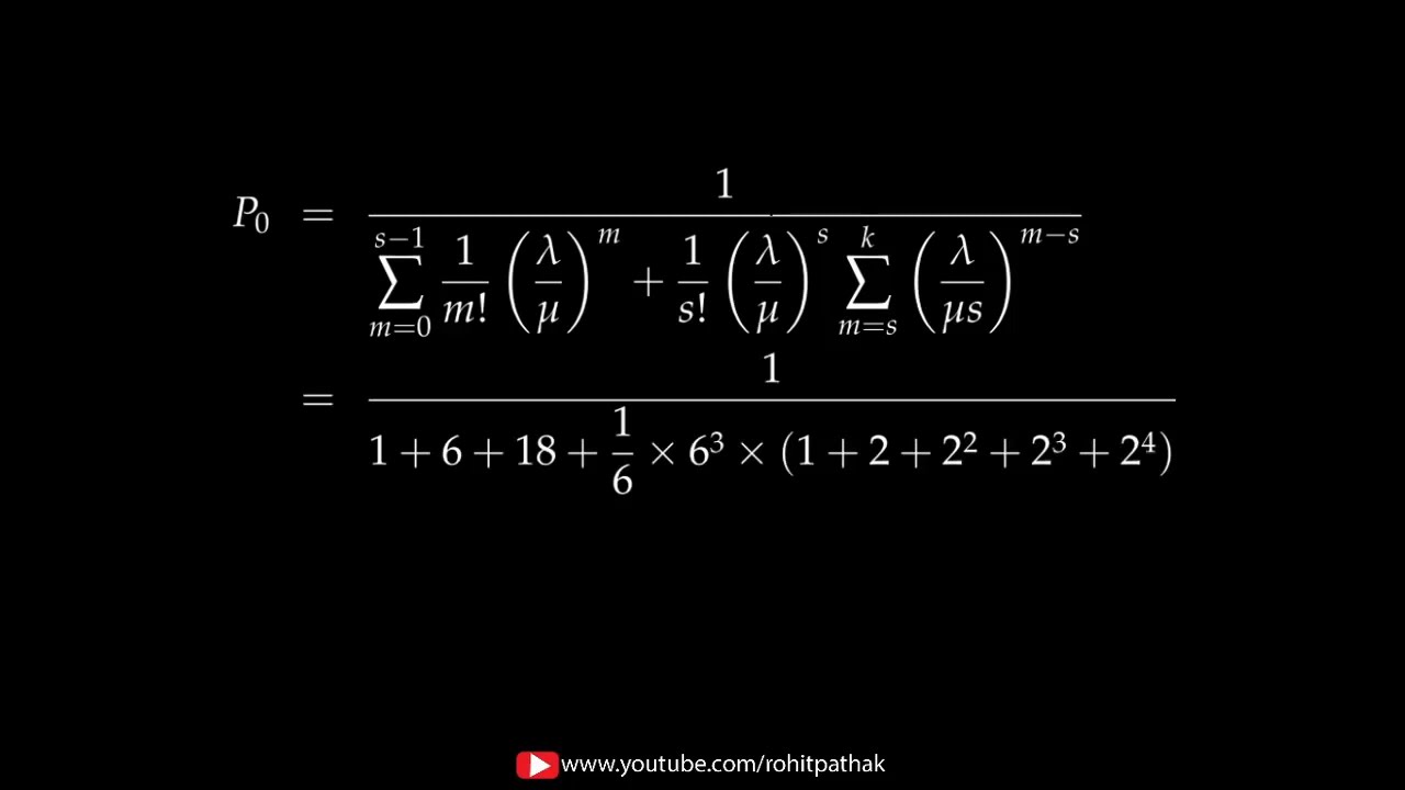 Queuing Theory-V: Finite Capacity Multiple Server Queuing Model - YouTube