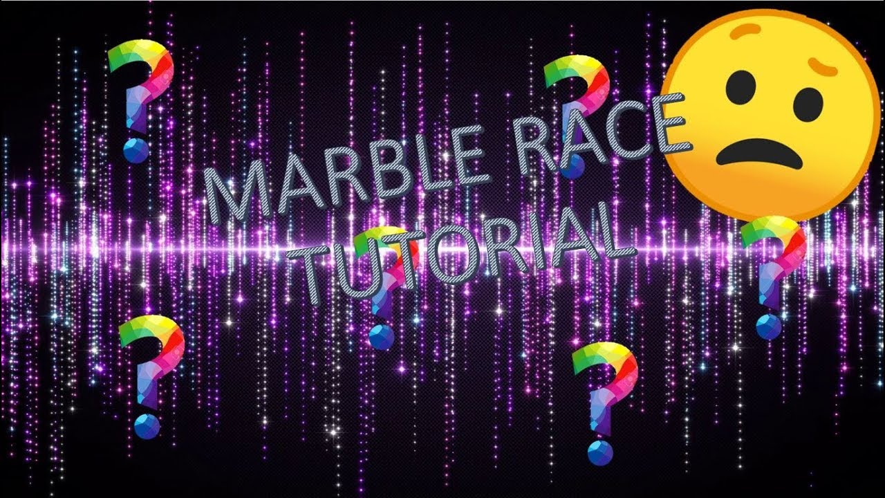 Tutorial on how to make a marble race on Algodoo/making a marble race ...