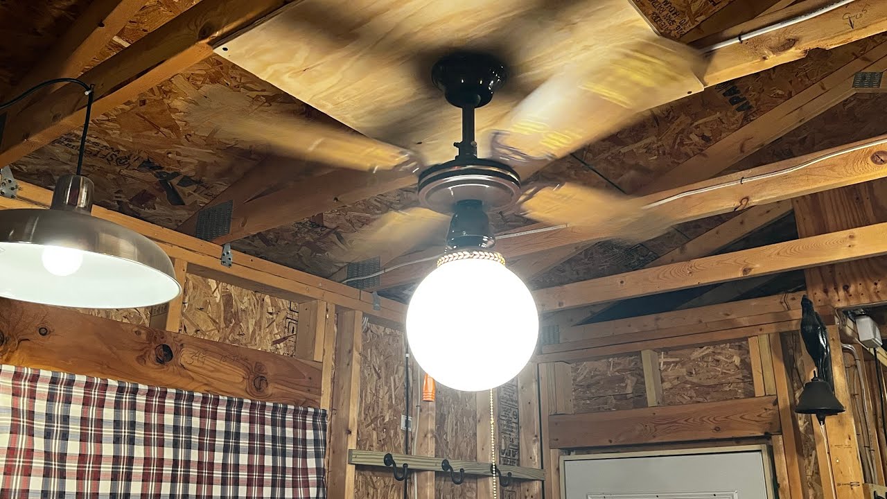 36 Inch CEC Georgian Ceiling Fan - YouTube