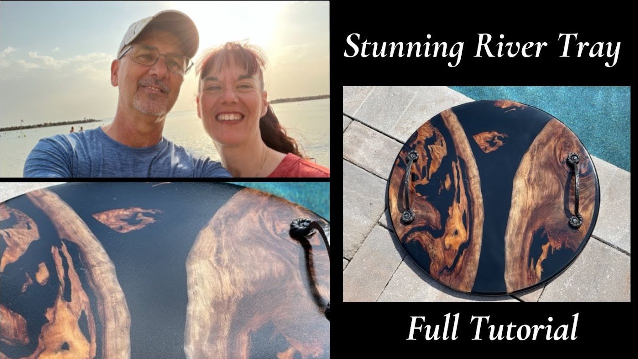 #229 How To Make a Stunning River Tray With Epoxy/Resin - YouTube