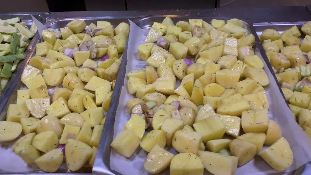 How to make roasted potatoes bulk stuff - YouTube