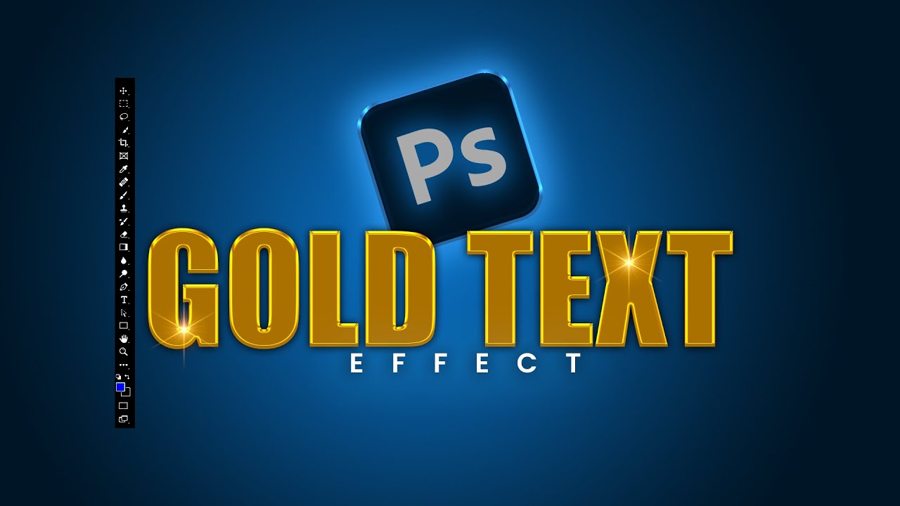 Photoshop Gold Effect – Step by Step for Beginners - YouTube