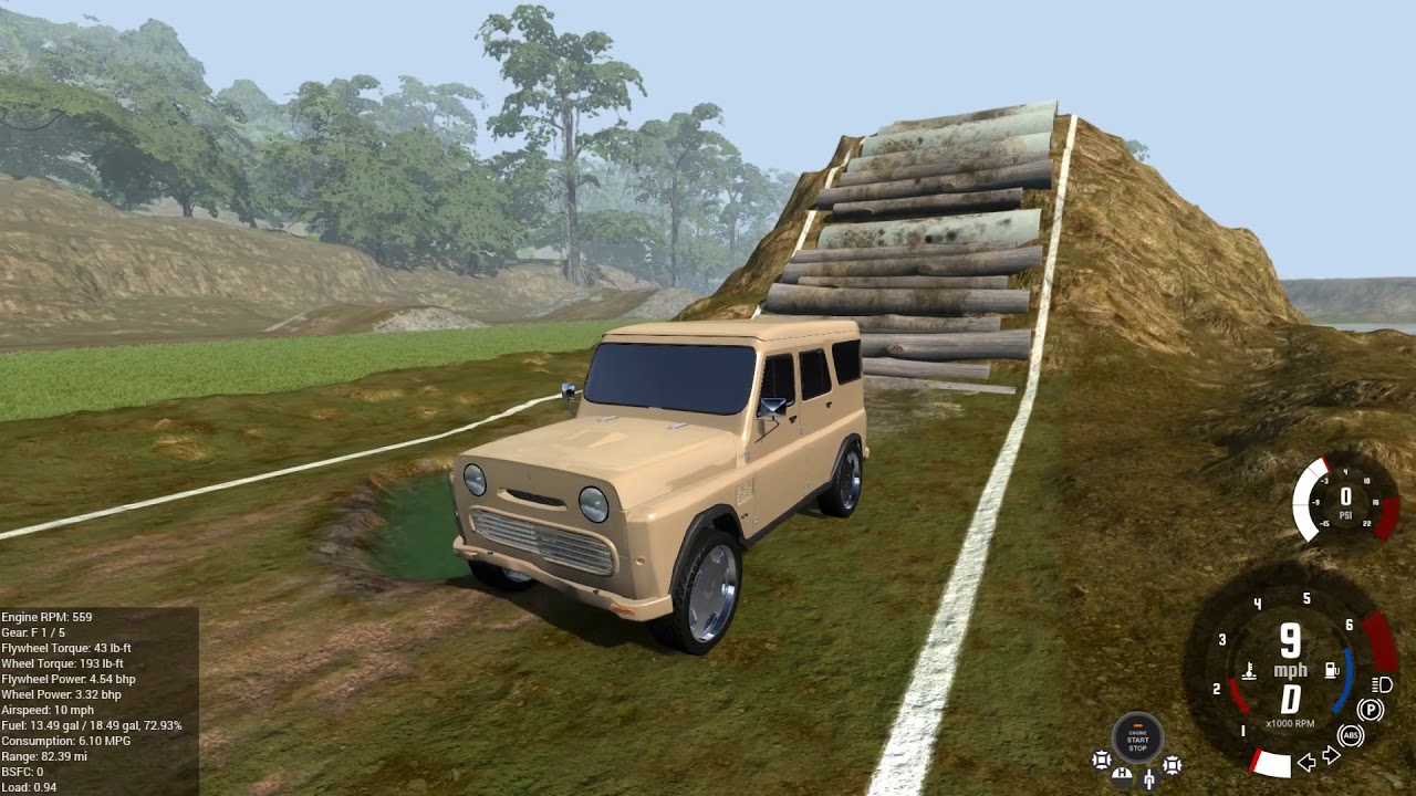 [Beamng.Drive] Automation/ 4x4/ Obstacle Course/ Tough Truck Map - YouTube