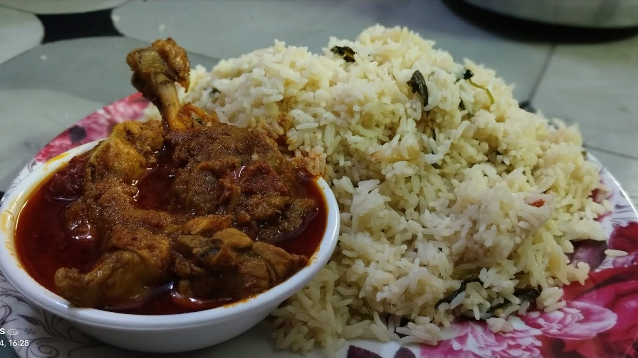 How to make home made healthy chicken curry with palov #food #recipe # ...