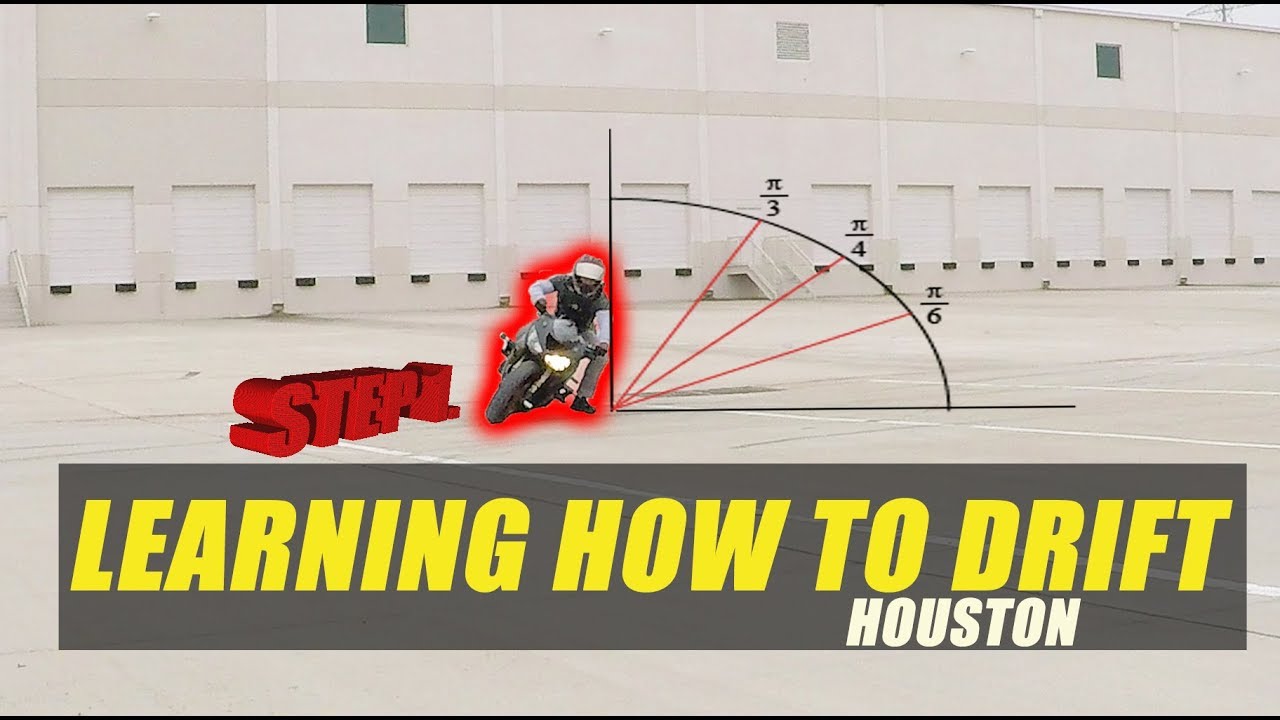 Learning How to Drift a motorcycle - YouTube