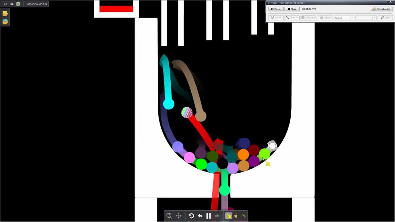 2025 2 Term New Year Marble Race In Algodoo Part 2 - YouTube