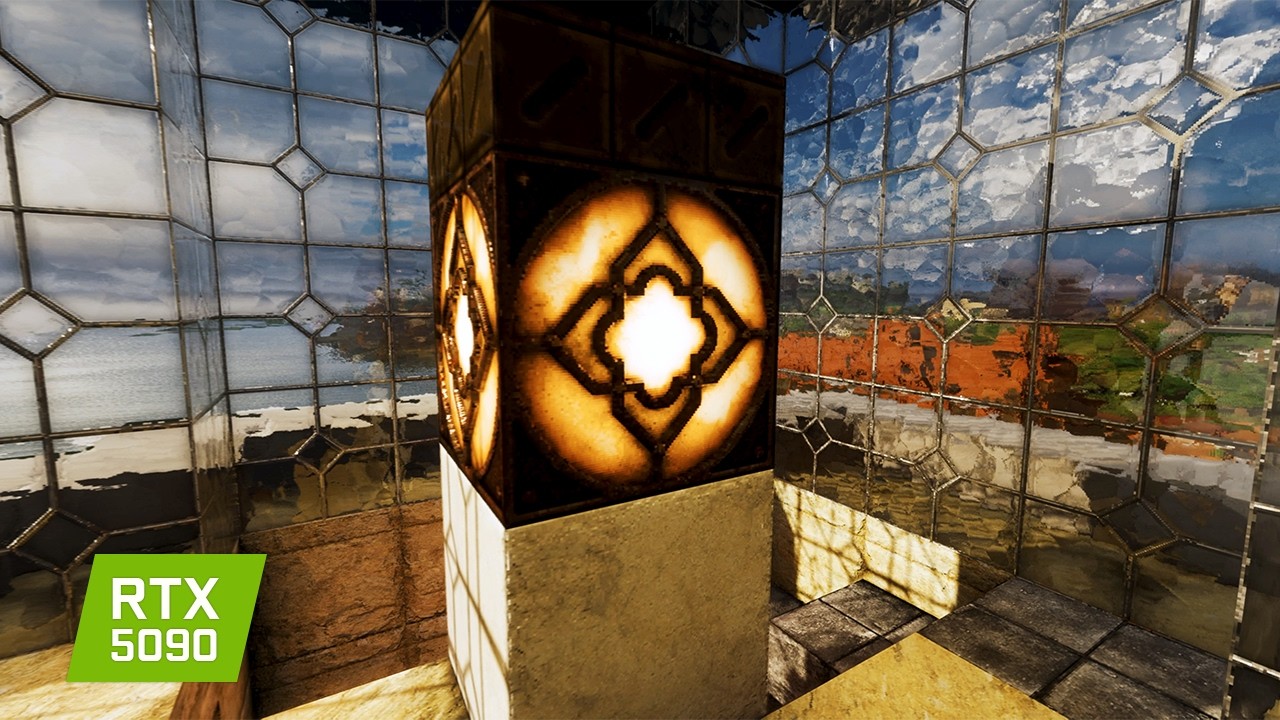 Exploring the Ninth Minecraft Tutorial World | RTX 5090 + Bliss Shaders ...