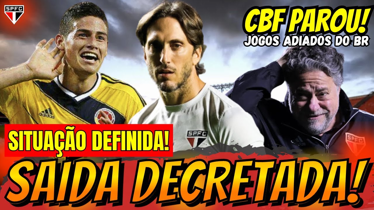 DECISÃO NA LIBERTA! CBF DEFINE E PAROU O BRASILEIRÃO! JAMES NÃO VESTE ...