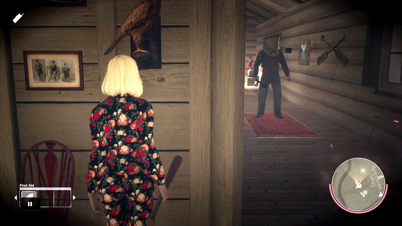 Hide n Seek with Ol Sackhead Friday the 13th The Game - YouTube
