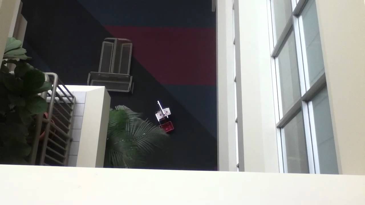 Hacky sack drop 6 floors! - YouTube