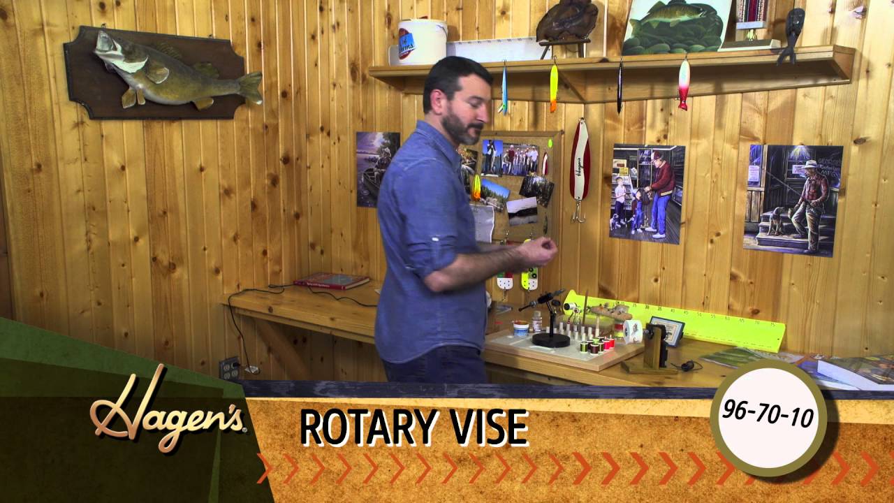 How To Tie Fly With A Rotary Vise - YouTube