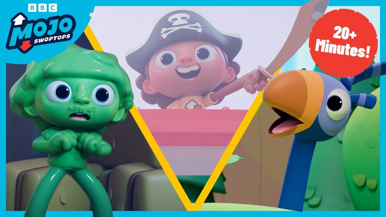 Aliens, Pirates and Chickens! 👽🐔 | Fun Truck Cartoon COMPILATION | Mojo ...