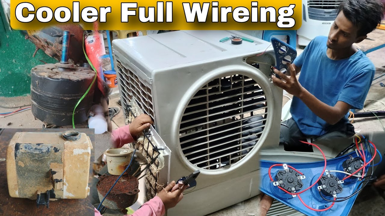 Cooler Full Wireing | Cooler Switch Wireing | Cooler Motor Switch ...
