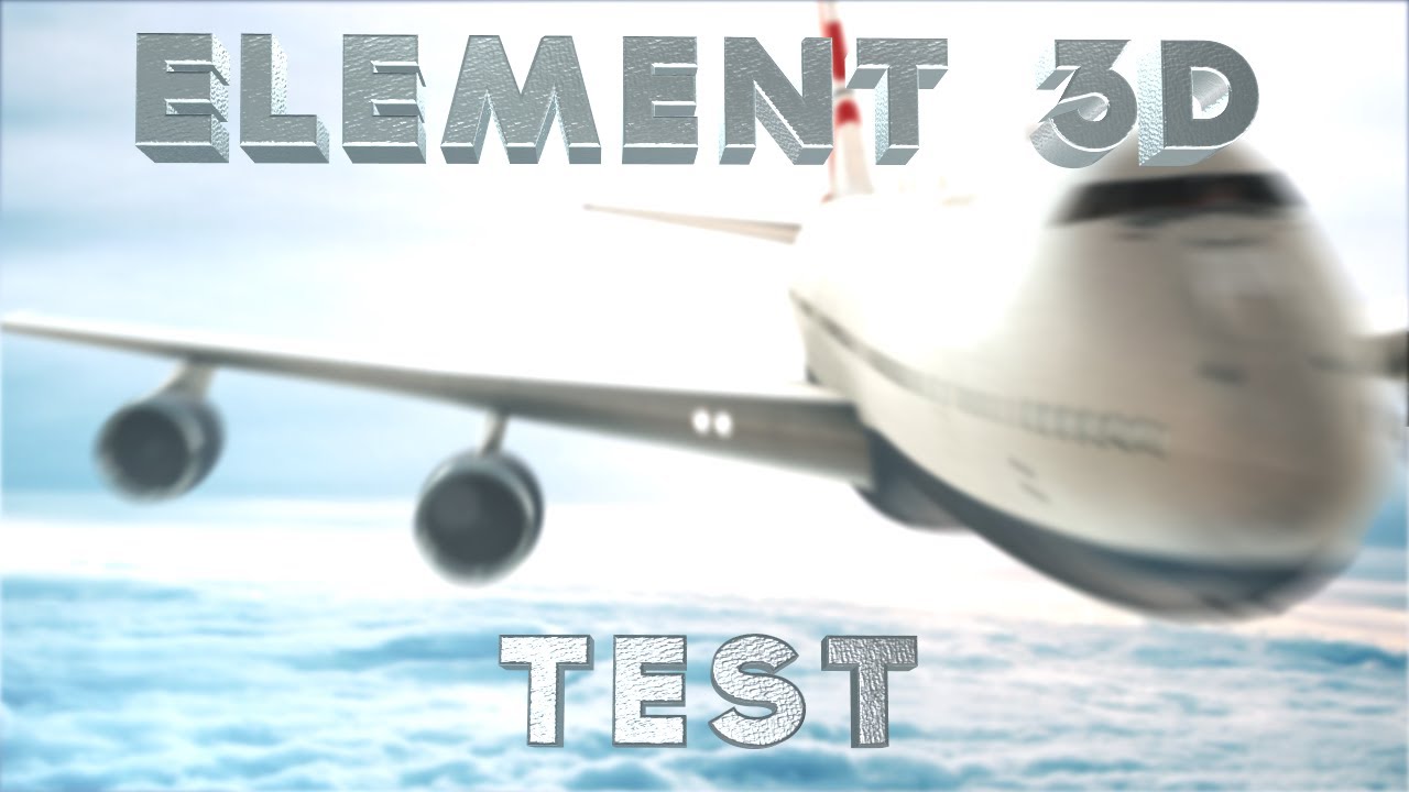 Element 3D Jet Strike Animation First Test - YouTube