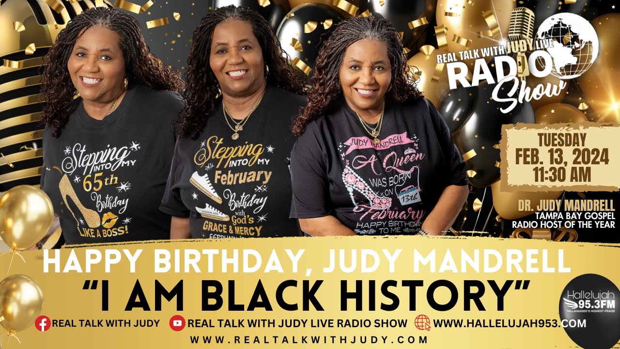 HAPPY BIRTHDAY, JUDY MANDRELL - "I AM BLACK HISTORY" - YouTube