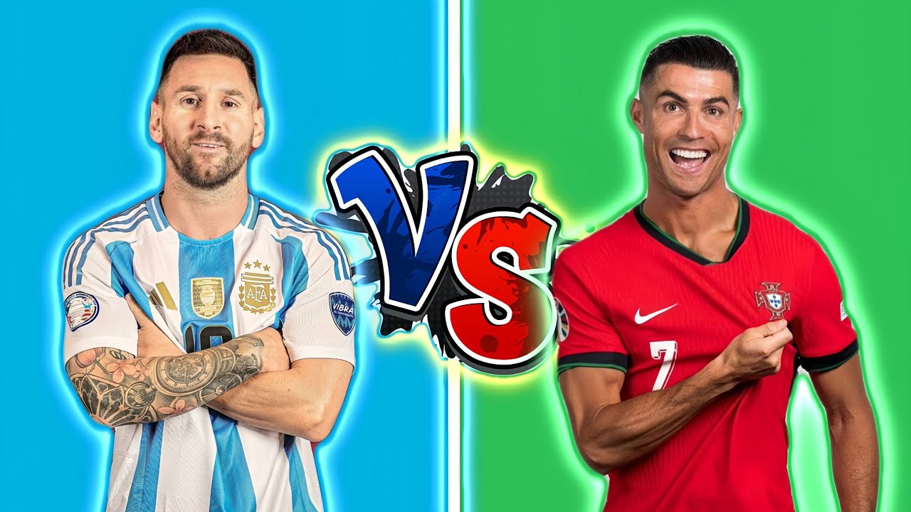 Comparison: Lionel Messi vs Cristiano Ronaldo - YouTube