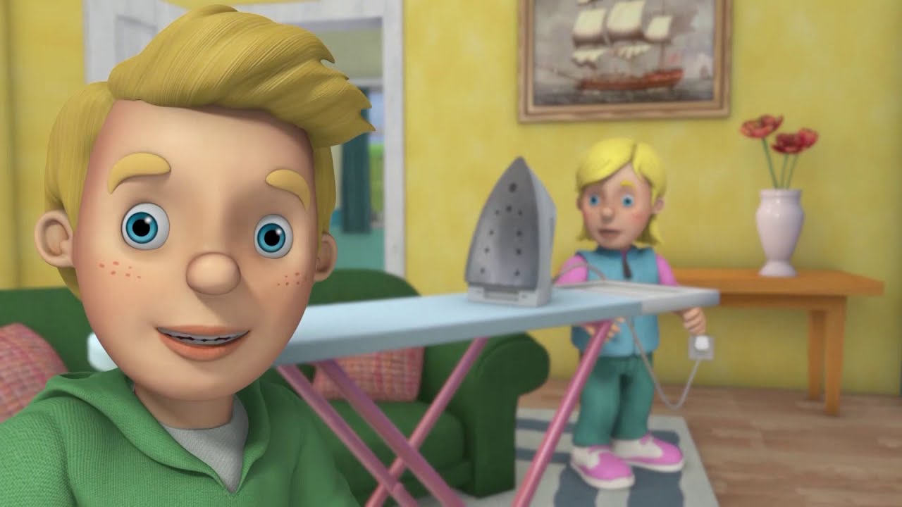Don't Play with Hot Irons! | Fireman Sam ⭐️ Safe with Sam: Home ...