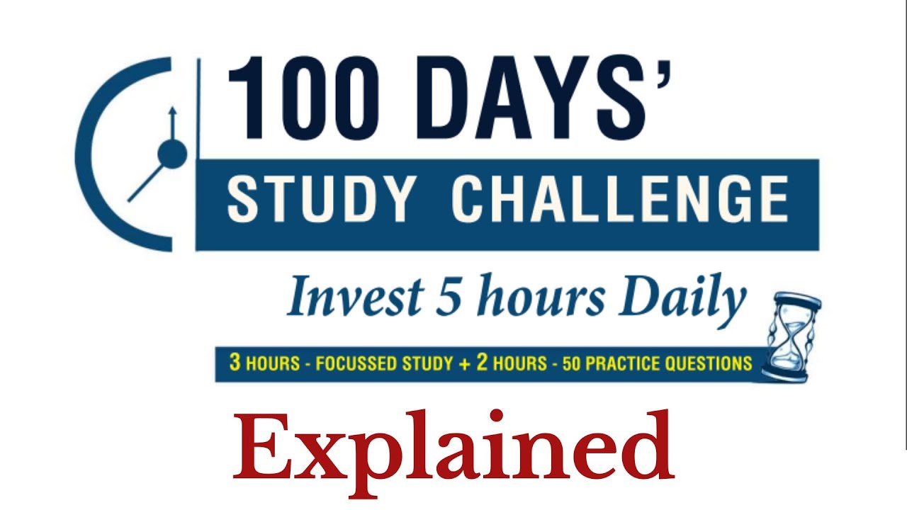 100 DAYS STUDY CHALLENGE - What will you achieve?? | UPSC 2024 - YouTube