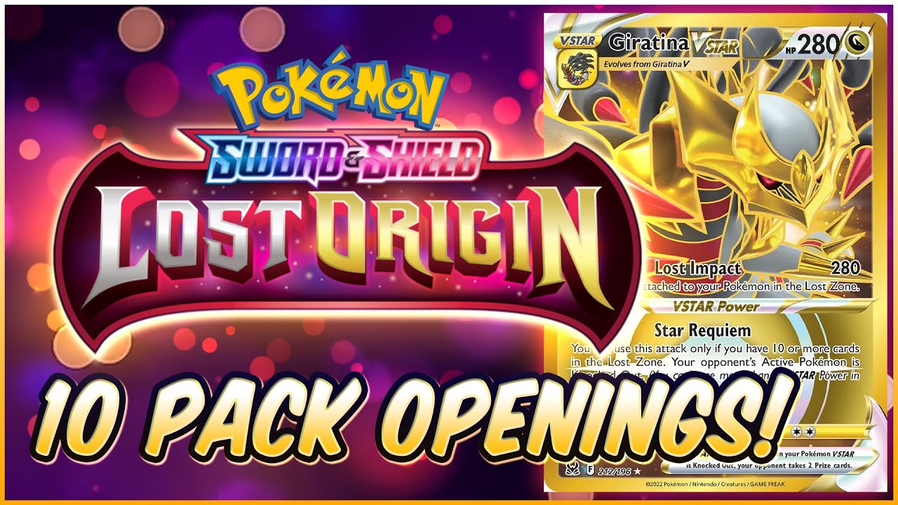 PTCGO: 10 Lost Origin Pack Openings! - YouTube