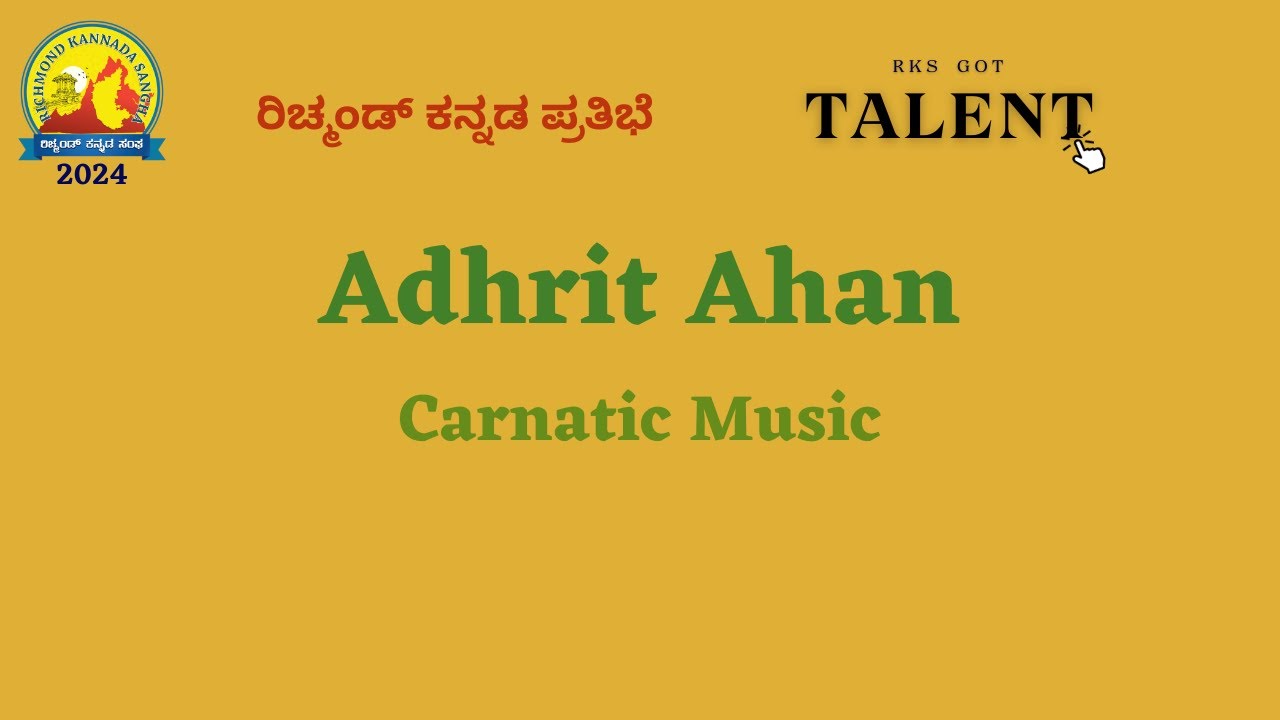 RKS Got Talent | 11 to 18 category | participant 26 | Adhrit Ahan - YouTube