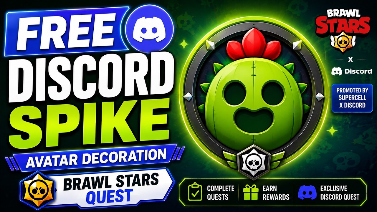 🔧 FREE DISCORD SPIKE AVATAR DECORATION - BRAWL STARS QUEST | PROMOTED ...