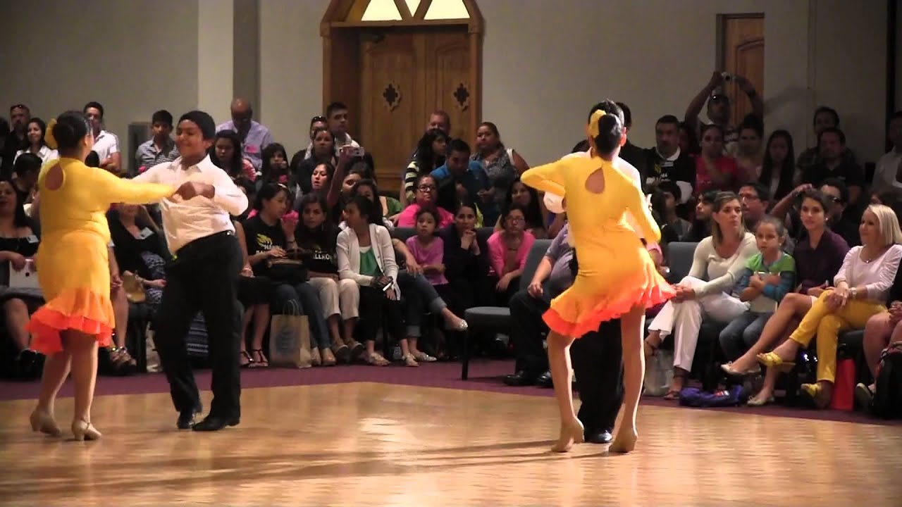 Yvette Pardo performing at Red Hot Ballroom Competition-Brownsville, TX ...