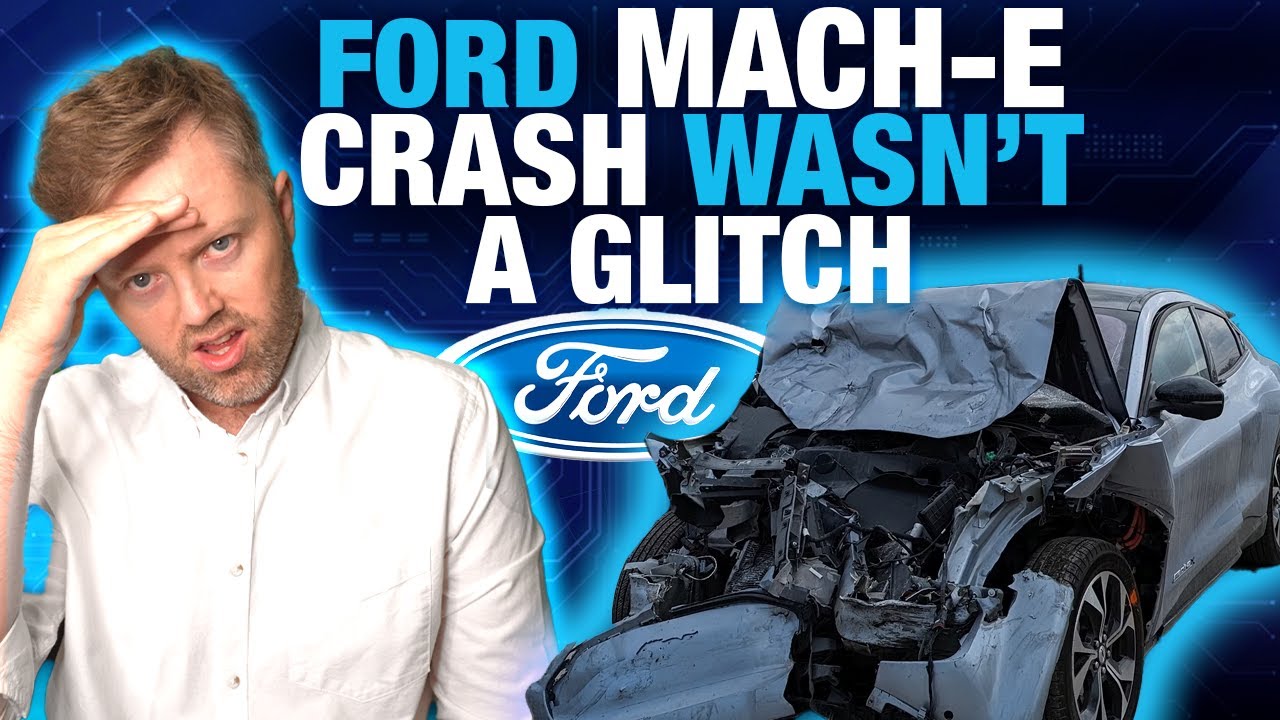 Out of Control Ford Mach-E CRASH Caught on Camera - YouTube