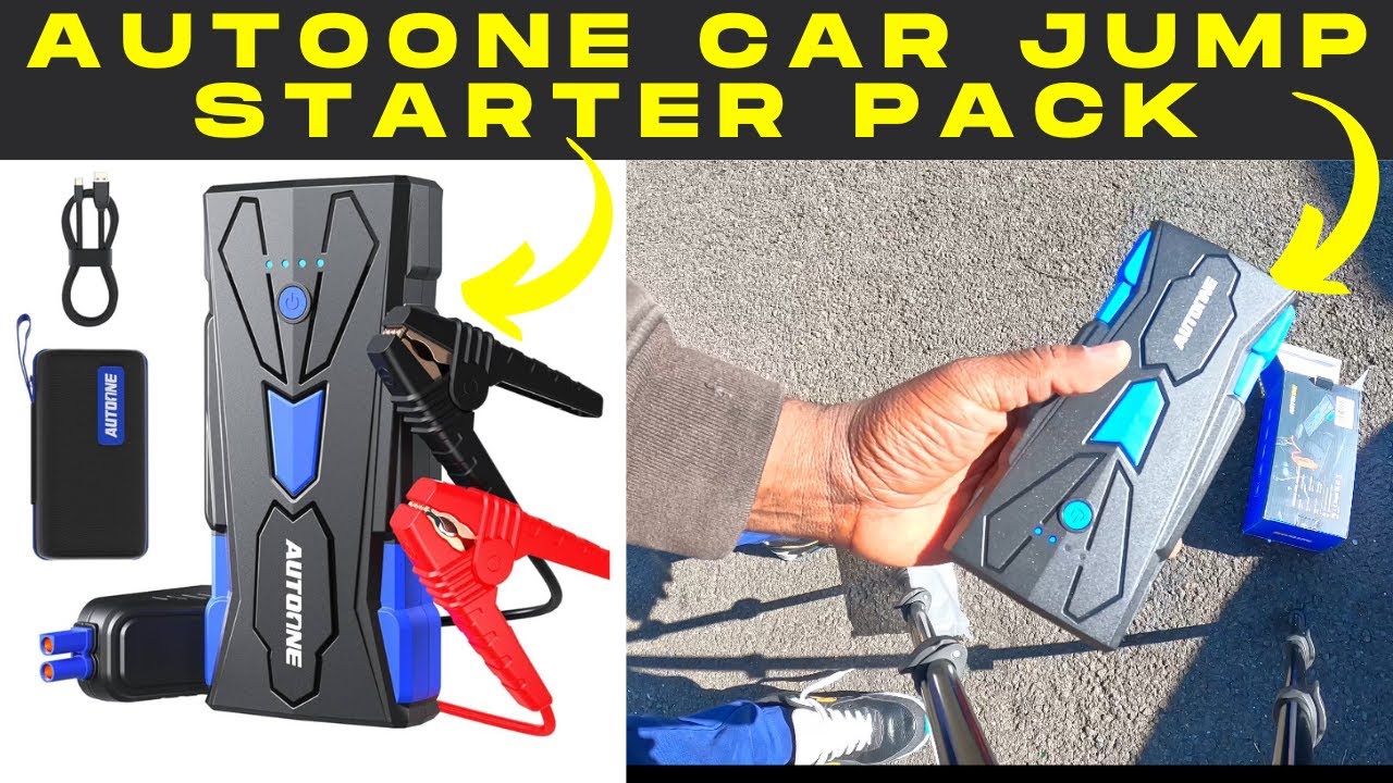 How to Jump Start Your car with AUTOONE Jump Starter - YouTube