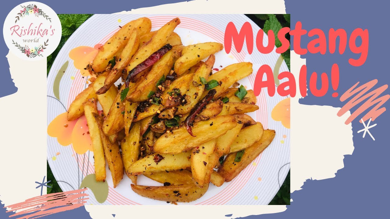 MUSTANG AALU | EASY LOCKDOWN RECIPE OF POTATO | #MustangAalu #lockdown ...