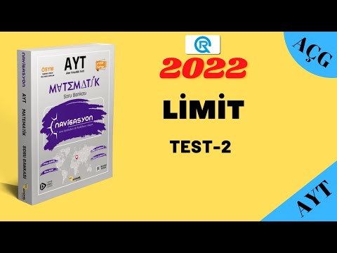 NAVİGASYON AYT 2022 MATEMATİK LİMİT TEST-2 ÇÖZÜMLERİ (RASYONEL YAYINLARI) #ayt #navigasyon #limit