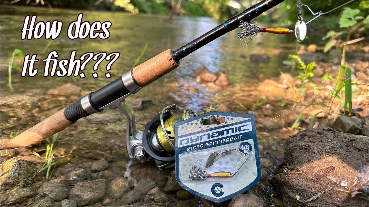 DYNAMIC LURES Micro Spinnerbait CREEK FISHING TEST/REVIEW - YouTube
