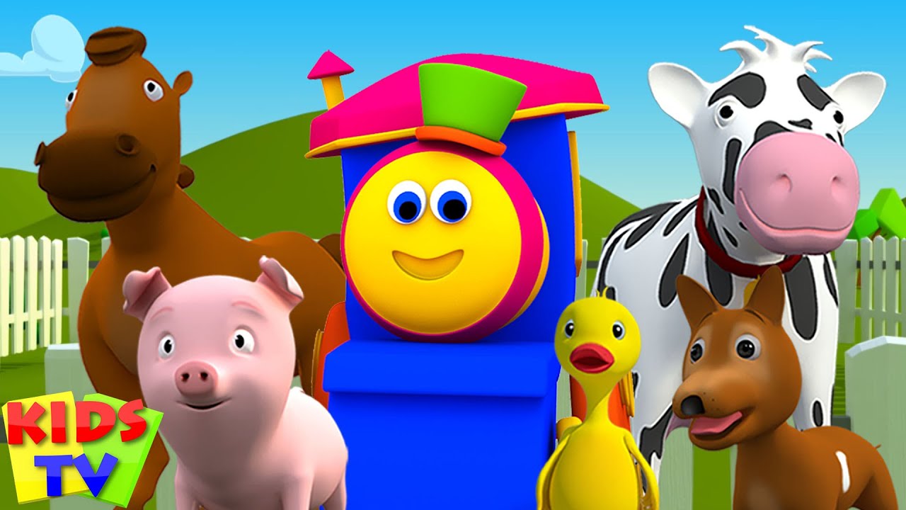 Bob The Train Went To The Farm + More Nursery Rhymes & Baby Songs - YouTube