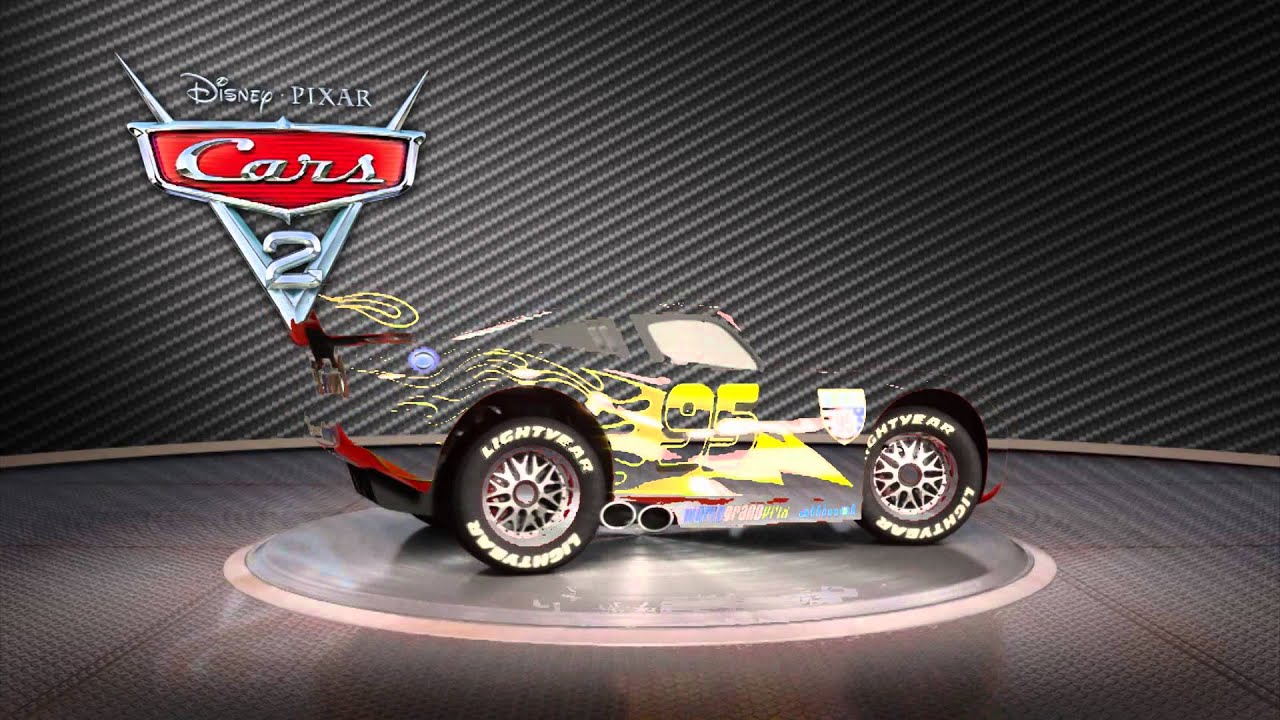 Disney Cars 2 - Invisible Lightning McQueen Turntable - YouTube