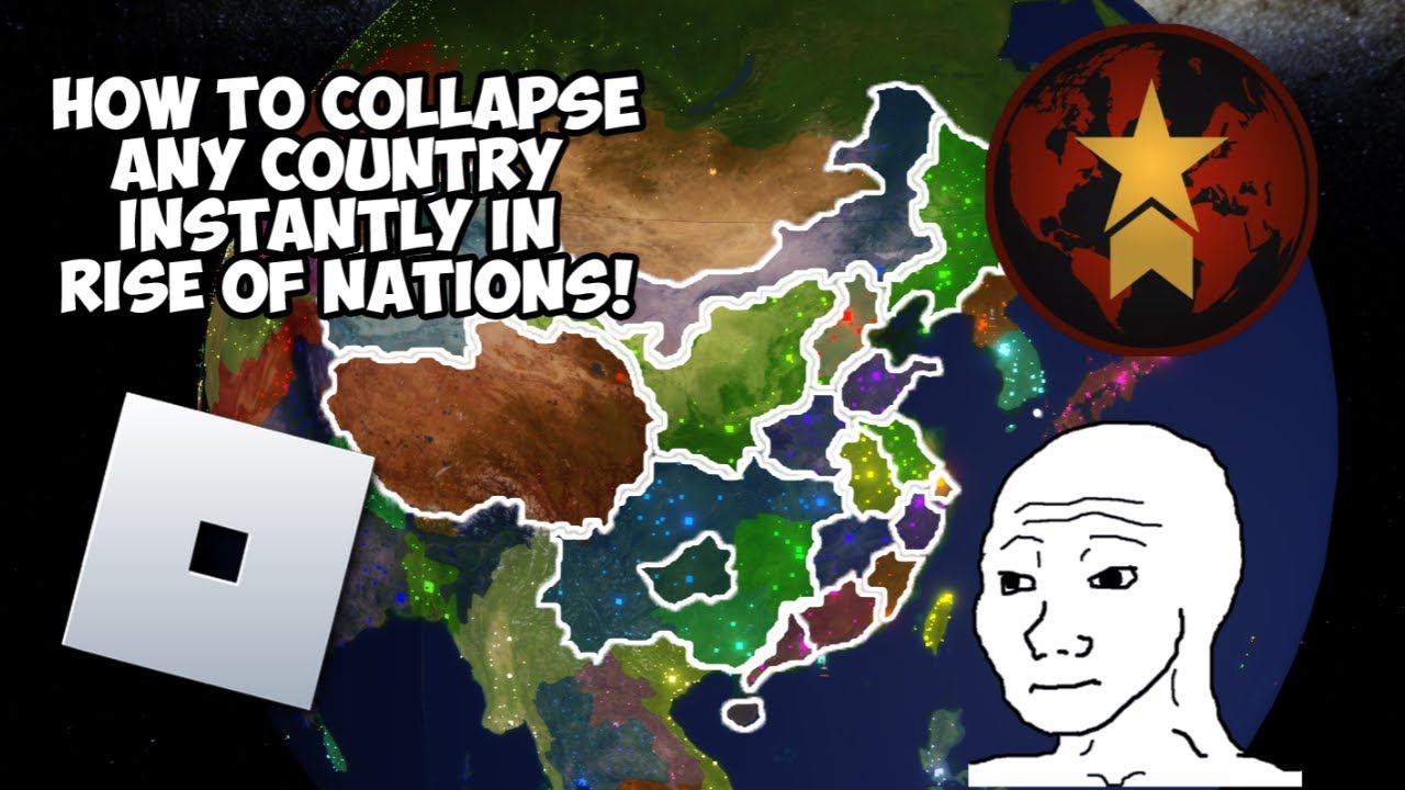 How to instantly collapse any country in rise of nations! - YouTube