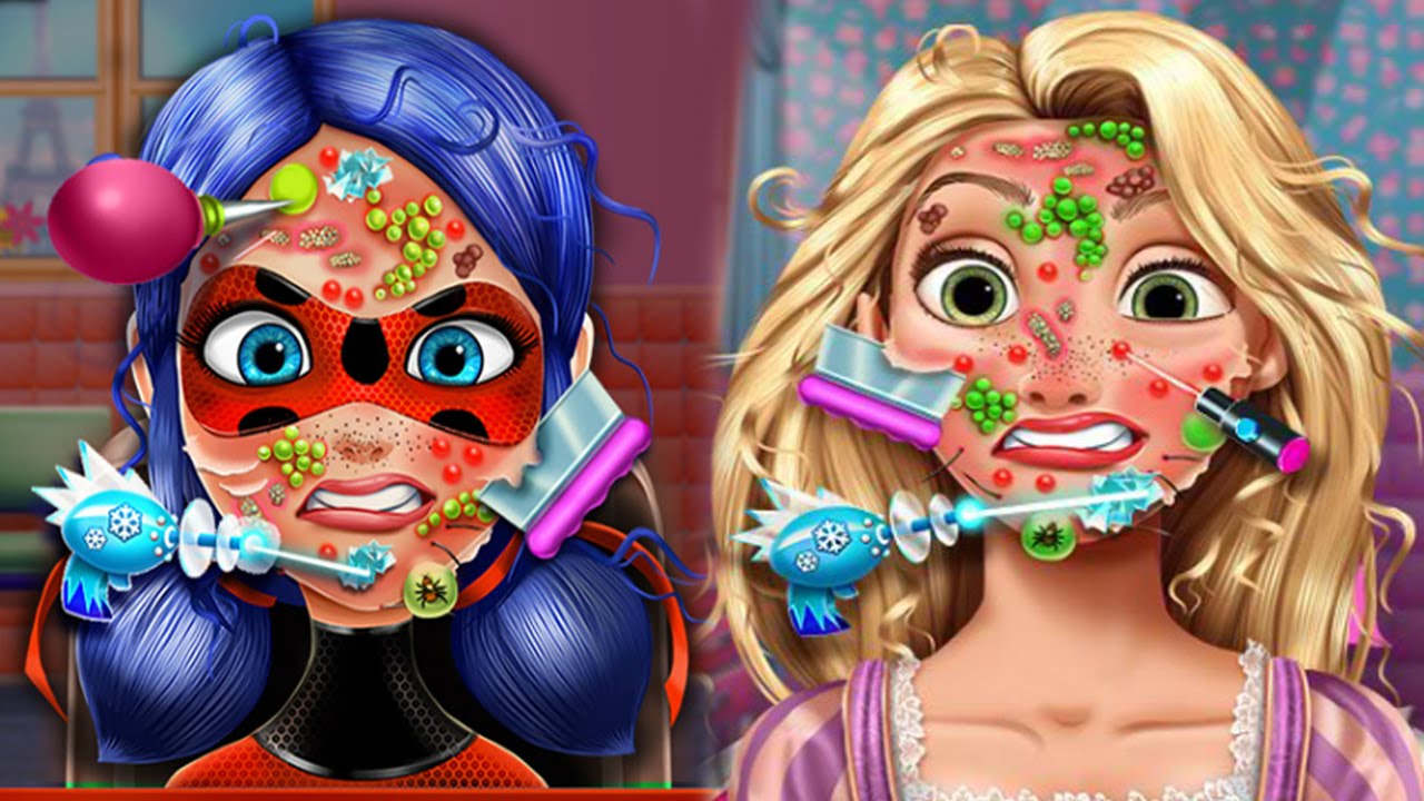 Rapunzel & LadyBug Skin Doctor - Best Doctor Games - Best Girls And ...
