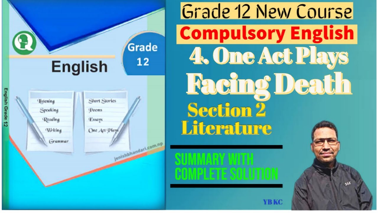 Facing Death | Class 12 Compulsory English | All Exercises With Summary ...