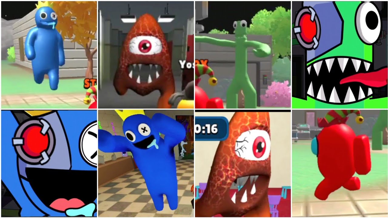 Imposter ABC Lore Jumpscare Vs Imposter rainbow survival - YouTube