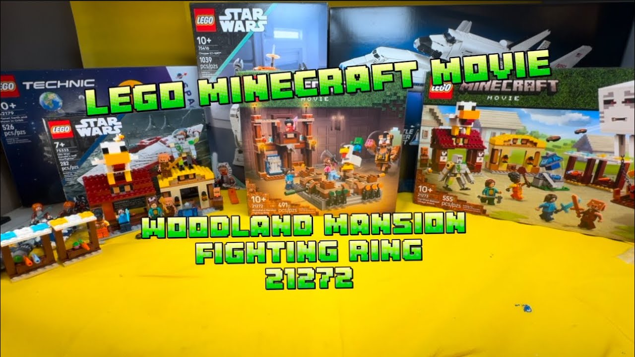 LEGO Minecraft | Movie | Woodland Mansion Fighting Ring - YouTube