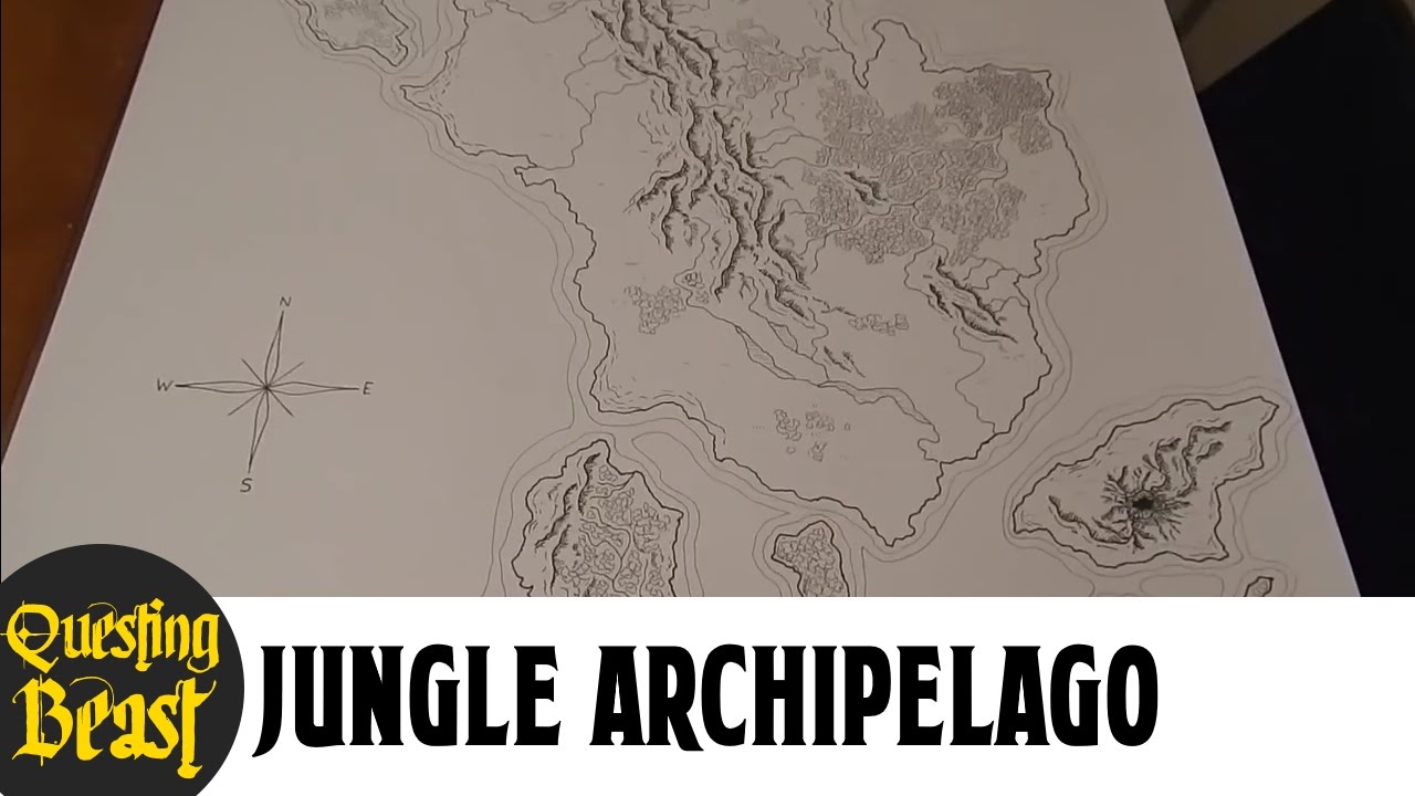 Jungle Archipelago: DnD Fantasy Map Showcase - YouTube