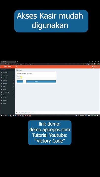 Aplikasi kasir/ point of sale (POS) berbasis web #php #mysql # ...