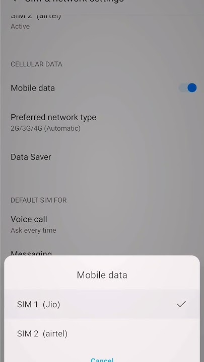 How to set mobile data setting in OnePlus Phone - YouTube