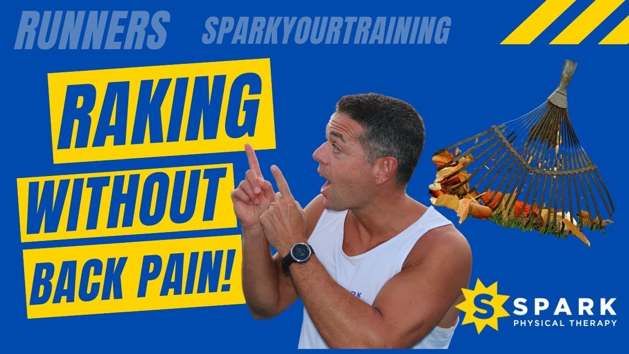 How to Rake and Avoid Back Pain - YouTube
